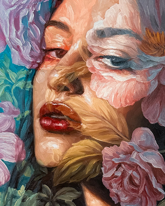 Truly, Madly | Modern Romantic & Double Exposure Painting – JESS CURRIER