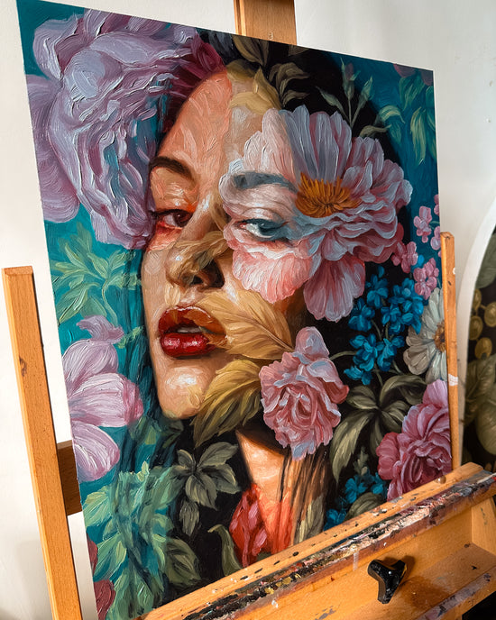 Truly, Madly | Modern Romantic & Double Exposure Painting – JESS CURRIER